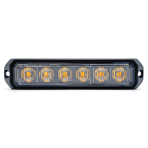 Van Master VMGLEDHD6A 12-24V R65 Heavy Duty 6 LED Amber Warning Light ...