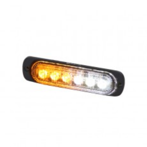 Durite 0-441-67 R10 High Intensity 6 Amber & White LED Warning Light ...