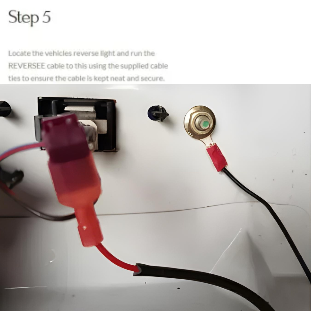 REVERSEE Number Plate Mounted Discreet Reverse Light PN: REVERSEE