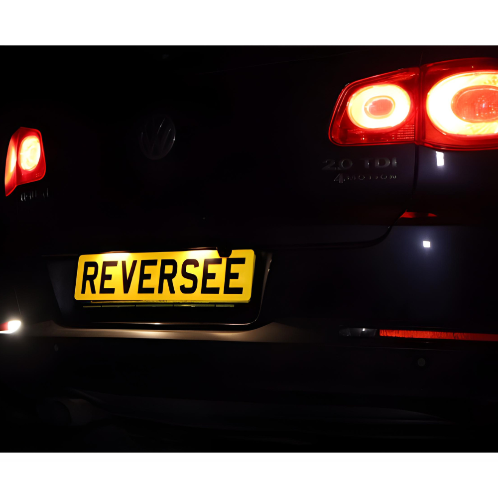 REVERSEE Number Plate Mounted Discreet Reverse Light PN: REVERSEE