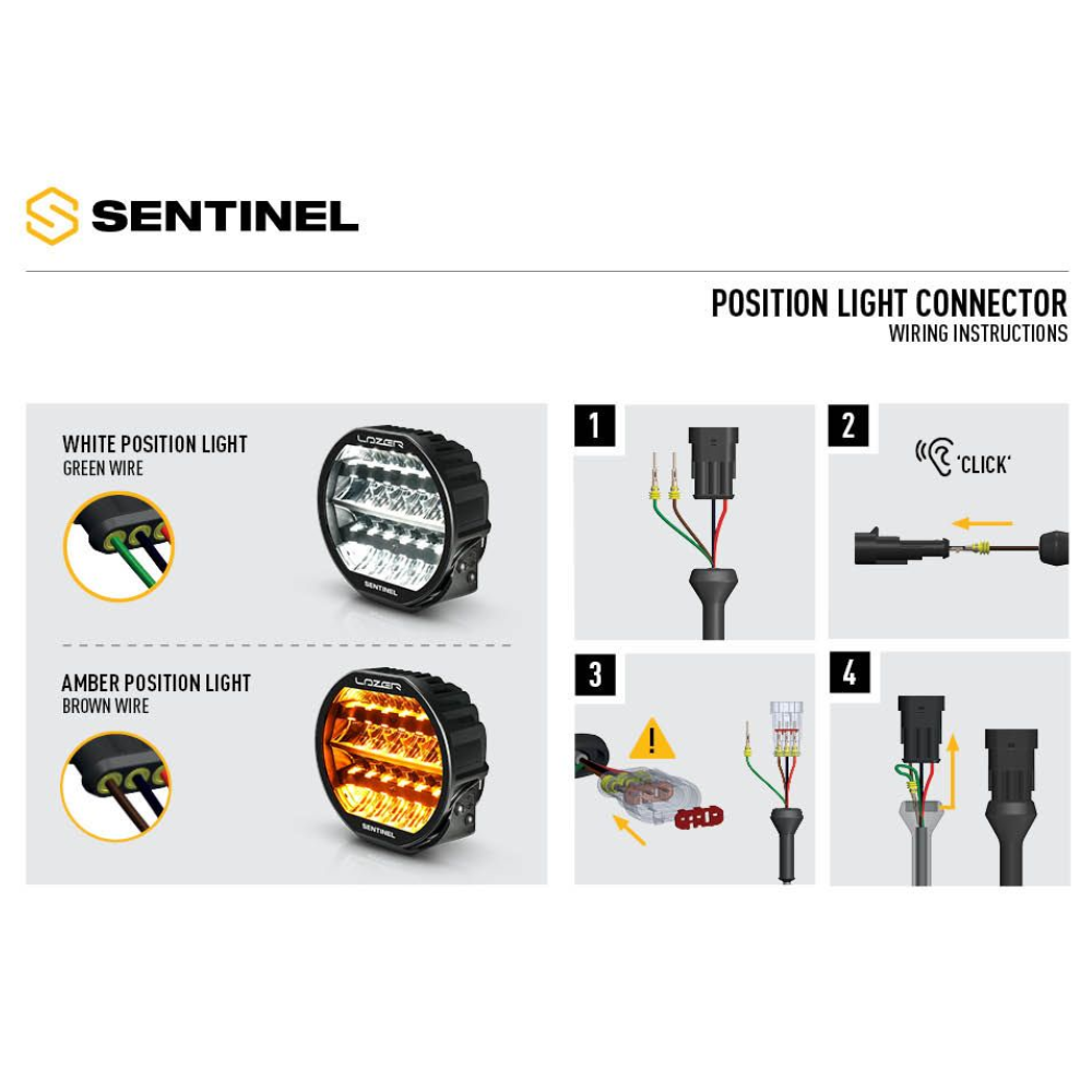 Lazer Lamps Sentinel 9" Highline Gen2 LED Driving Light With Position ...