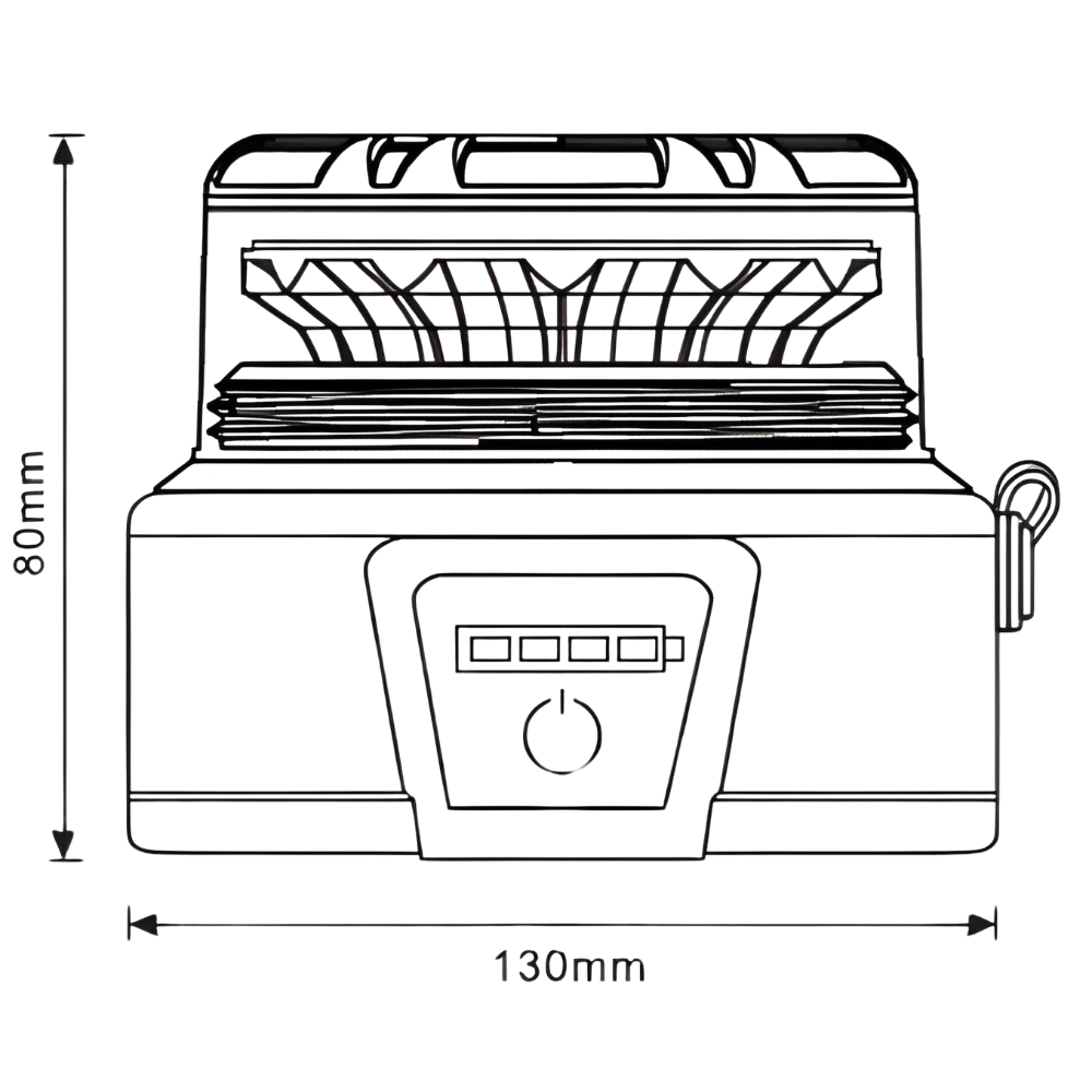 Durite 0-445-14 R65 Rechargeable Magnetic Beacon With Wireless Remote ...