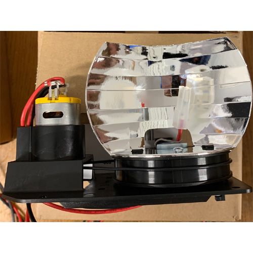 Vision Alert 12/24v 60 series full rotater unit [inc Mirror] PN.RPK999.557