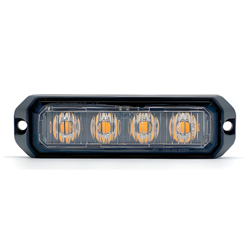 Van Master VMGLEDHD4A 12-24V R65 Heavy Duty 4 LED Amber Warning Light ...