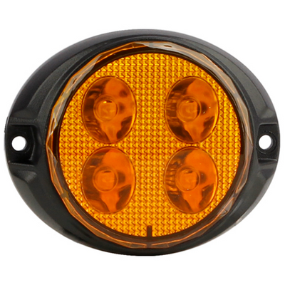 Durite 0-441-14 R65 CLASS 2 Slim Oval Amber Lens LED Warning Light (10 ...