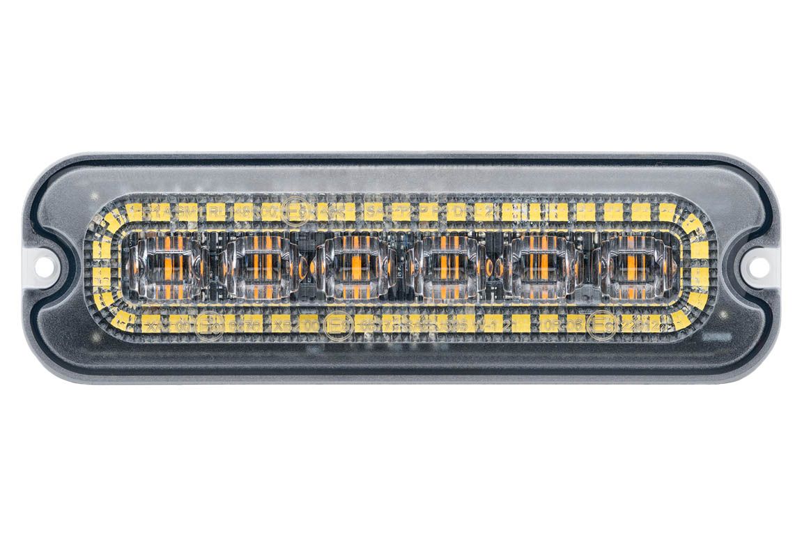 LAP Electrical LAPCV216 Red Rear Marker Light With R65 Amber Strobe PN ...