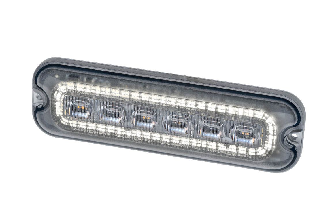 LAP Electrical LAPCV214 White Front Marker Light With R65 Amber Strobe ...