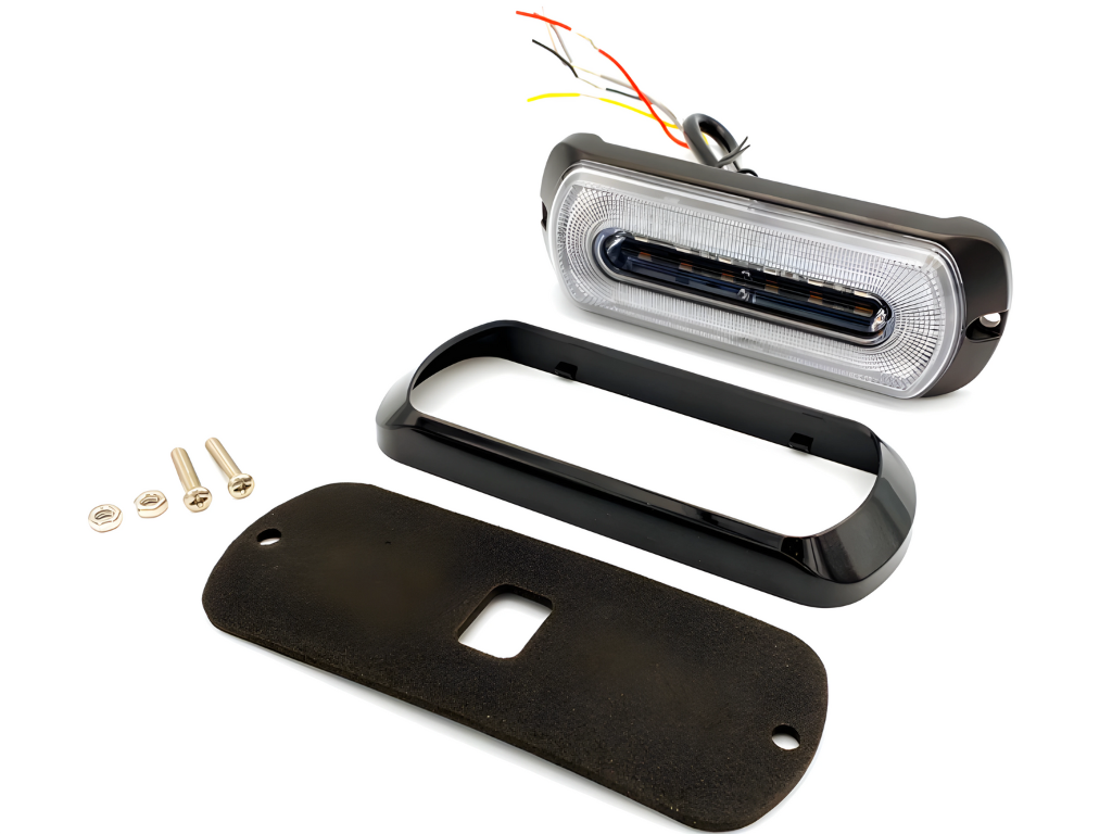 Van Master Amber R65 LED Strobe With Halo Trailer Function PN: VMG-HALO