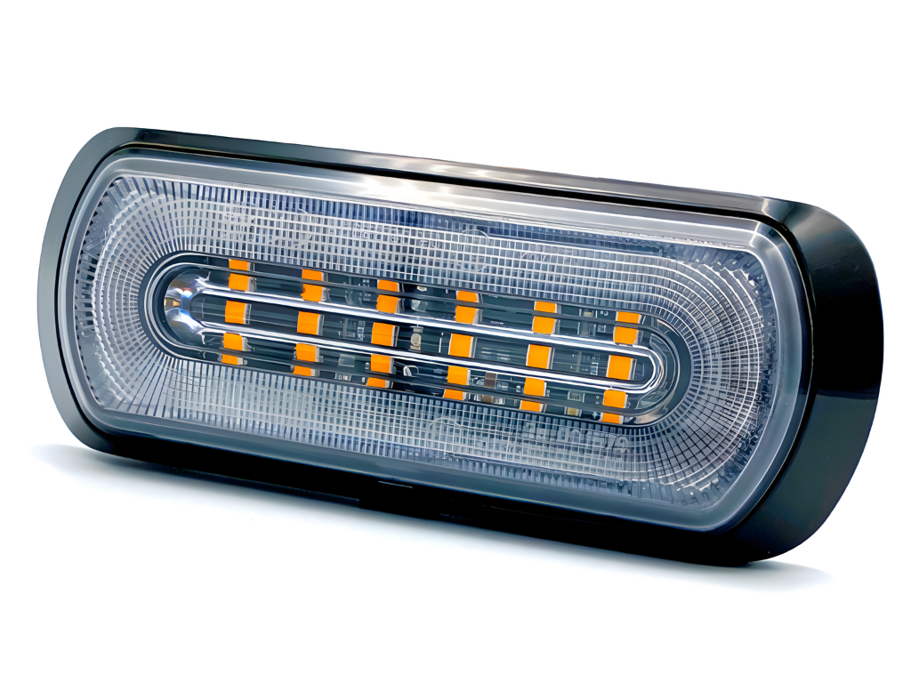 Van Master Amber R65 LED Strobe With Halo Trailer Function PN: VMG-HALO