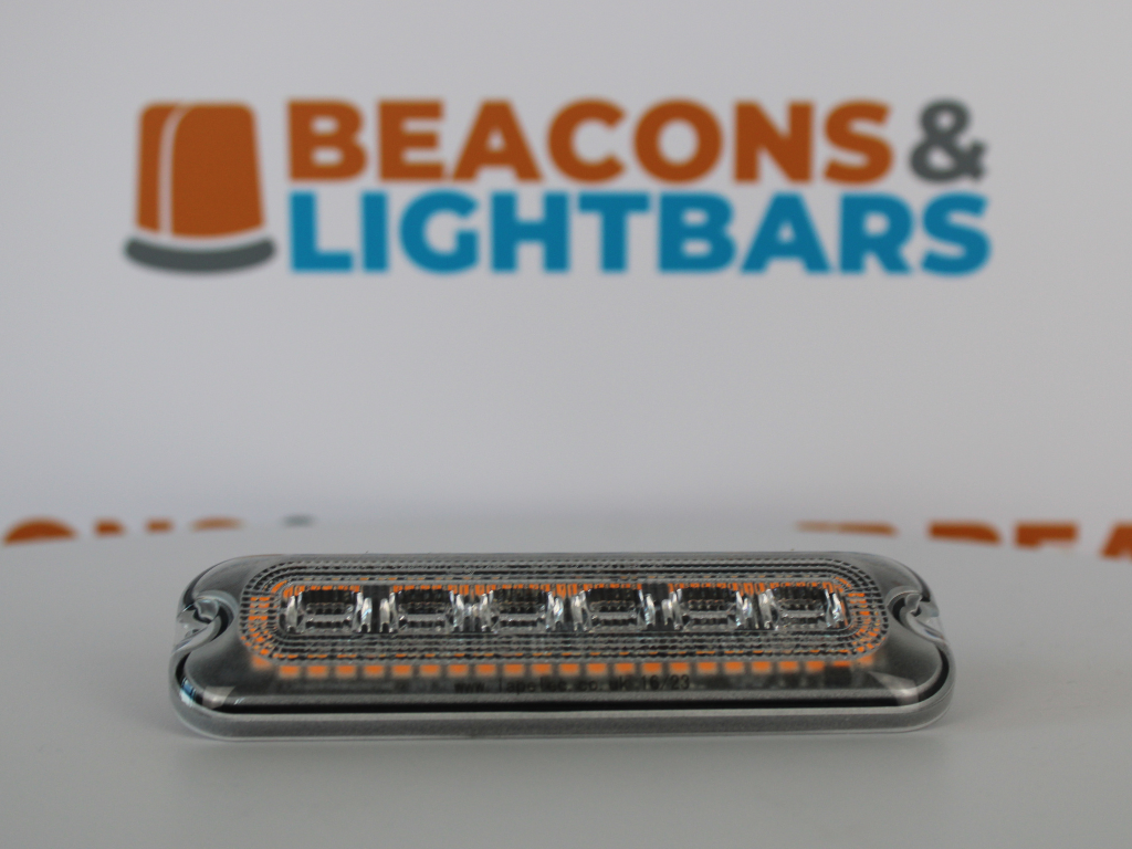 LAP Electrical LAPCV215 Amber Side Marker Light With R65 Amber Strobe ...